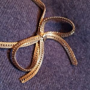 Vintage | Jewelry | Gold Ribbon Chain | Poshmark